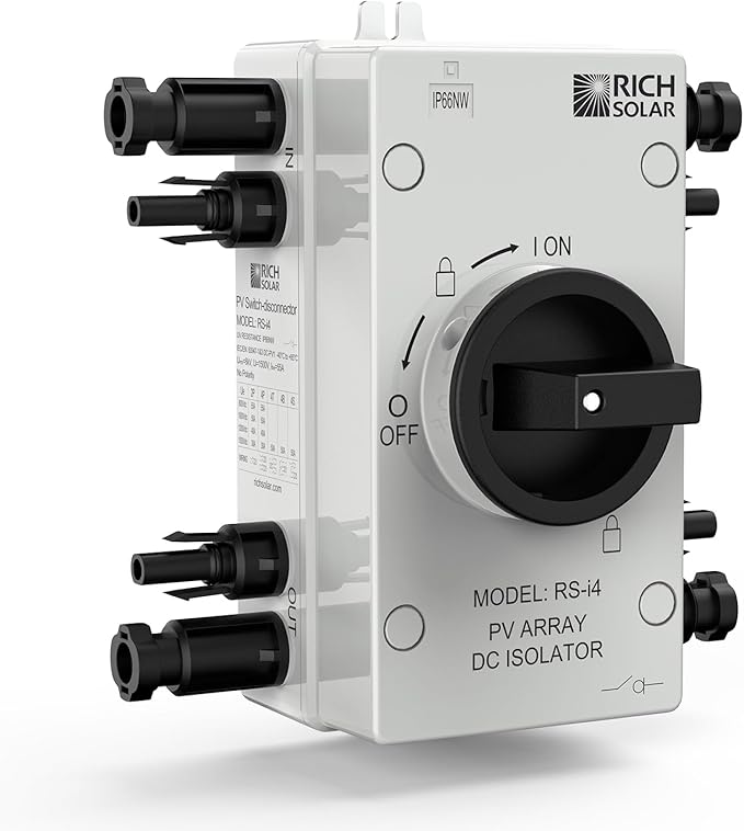 Amazon.com: RICH SOLAR Solar PV DC Quick Disconnect Switch 1500V 32 ...