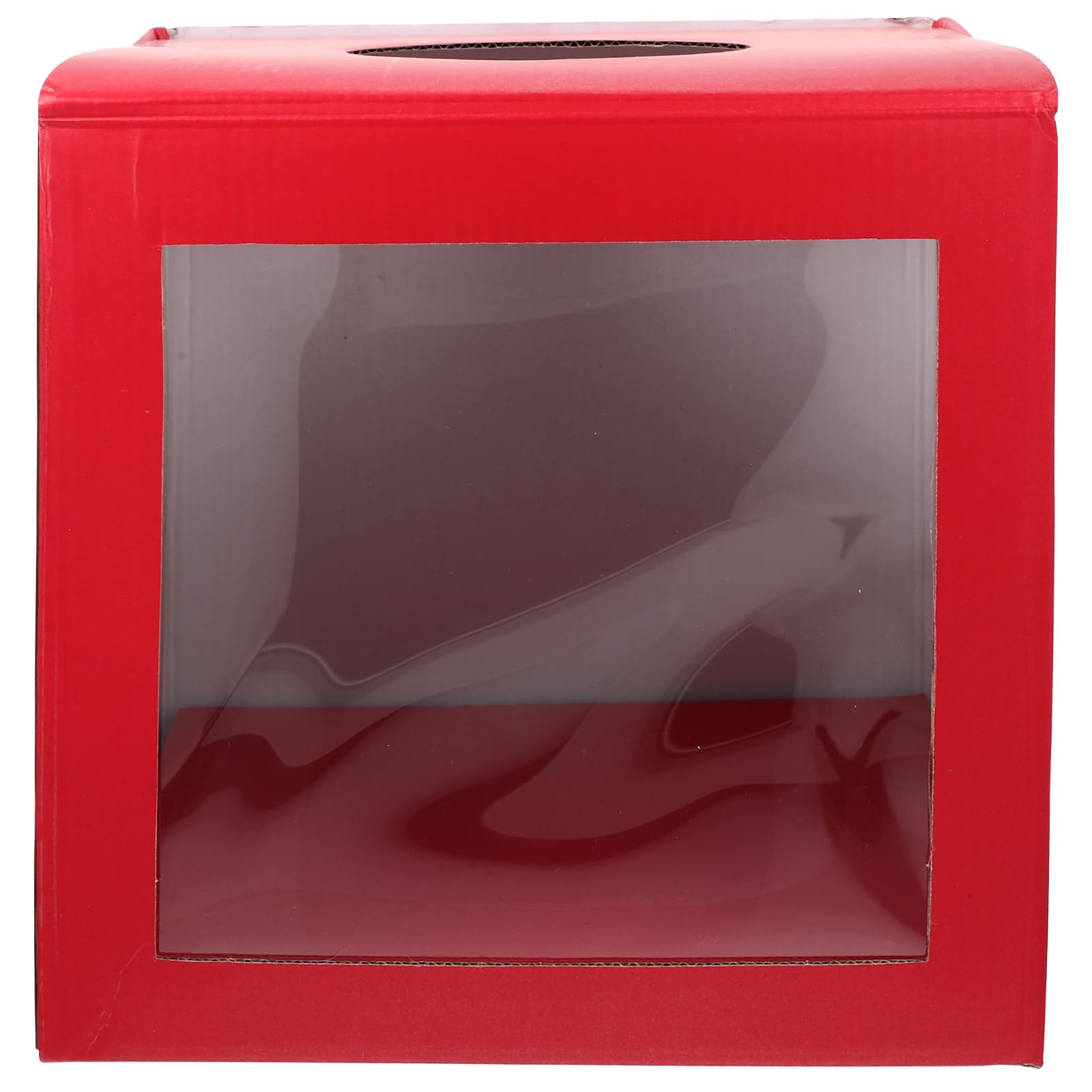 Amazon.com: Red Paper Storage Bins Paper Donation Case for Storage ...