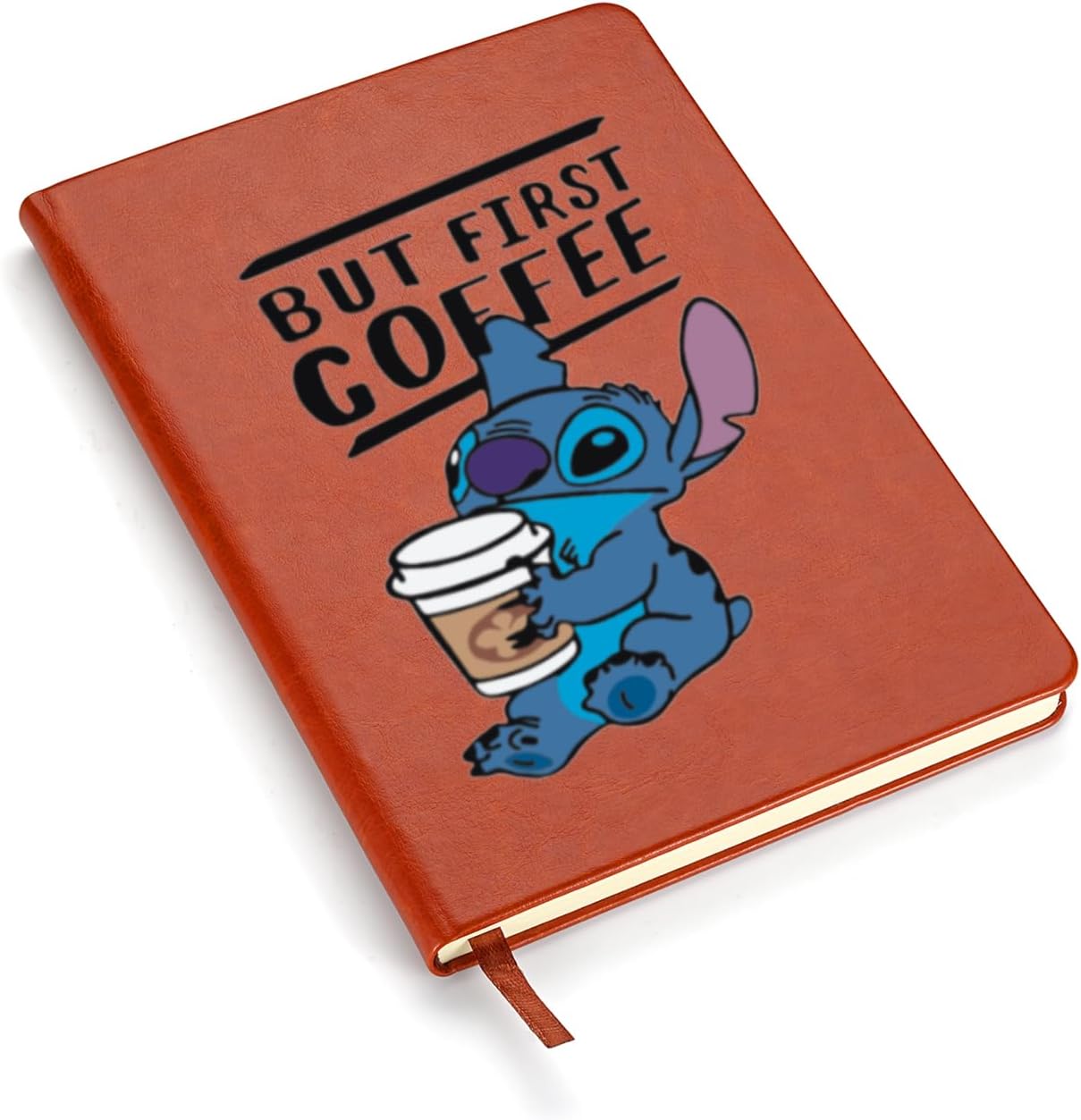 Amazon.com : RSRXEDL Ohana Means Family Leather Notebook But First ...