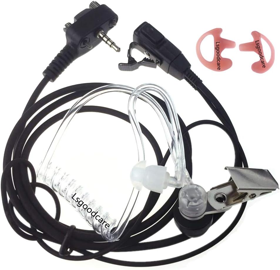 Amazon.com: Lsgoodcare Clear Covert Acoustic Tube Bodyguard Earpiece ...