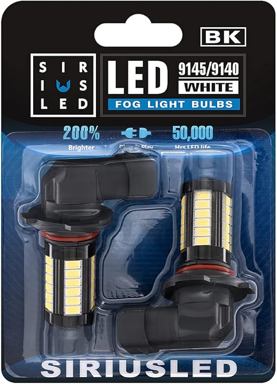 Amazon.com: SIR IUS LED 9140 9145 H10 LED for Car Truck Fog light Bulb ...