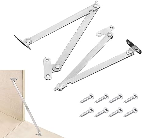 TYVOM 2PCS Stainless Steel Lid Stay Support Hinge, Drop Down Hinges ...