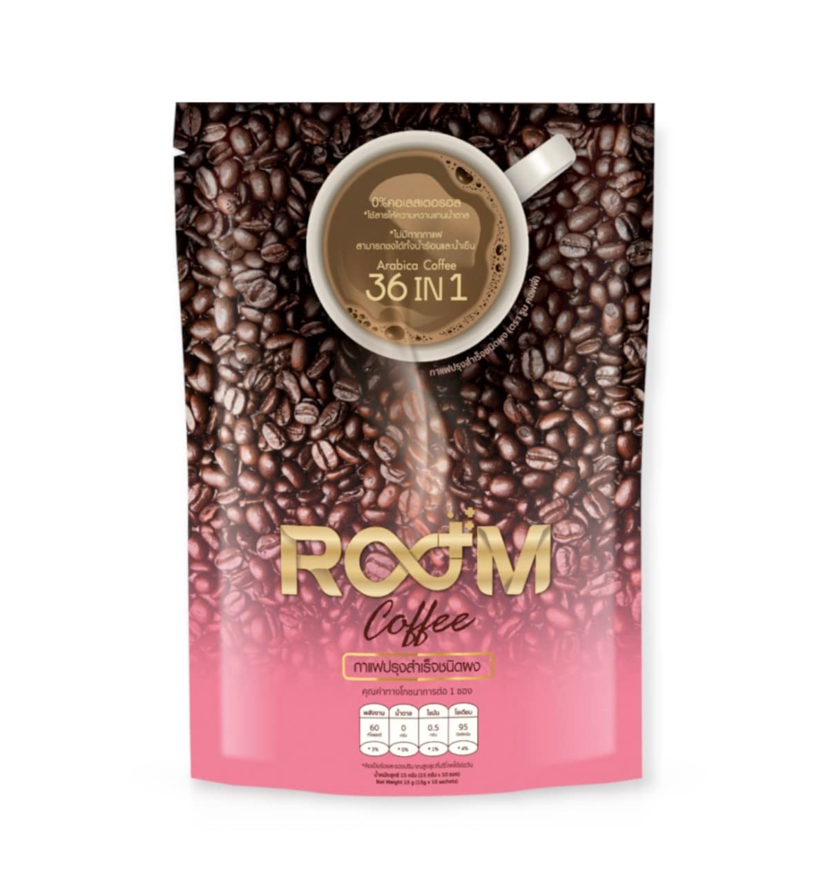 Amazon.com : Arabica Coffee 36 IN 1 Instant Coffee Mixed Powder (Room ...