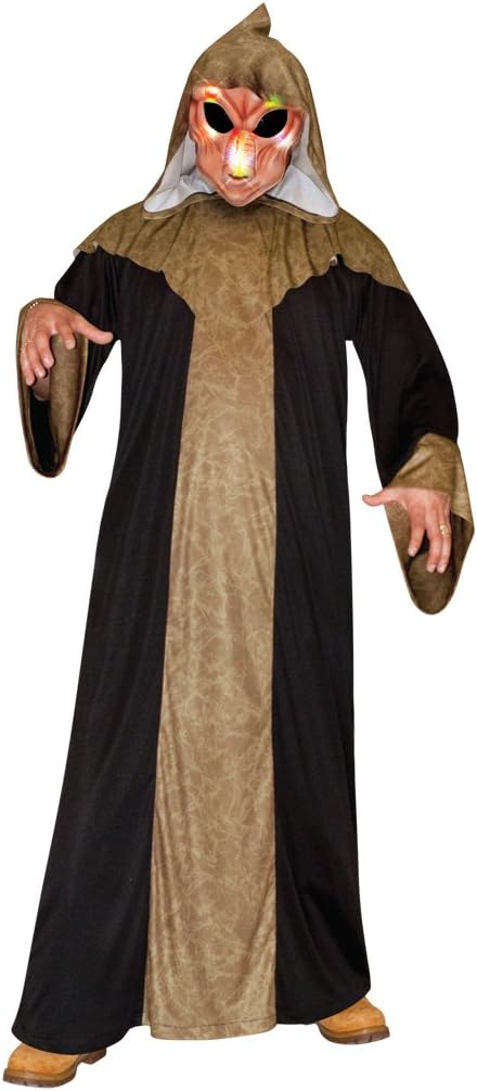 Amazon.com: Rubie's Costume Hooded Alien Robe and Light Up Mask ...