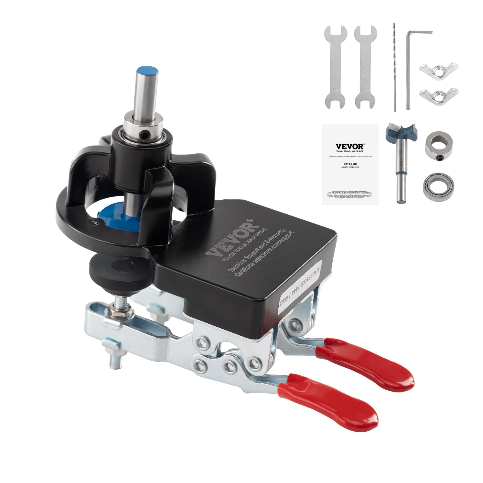 Snapklik.com : VEVOR 35 Mm Concealed Door Hinge Jig, Aluminum Alloy ...