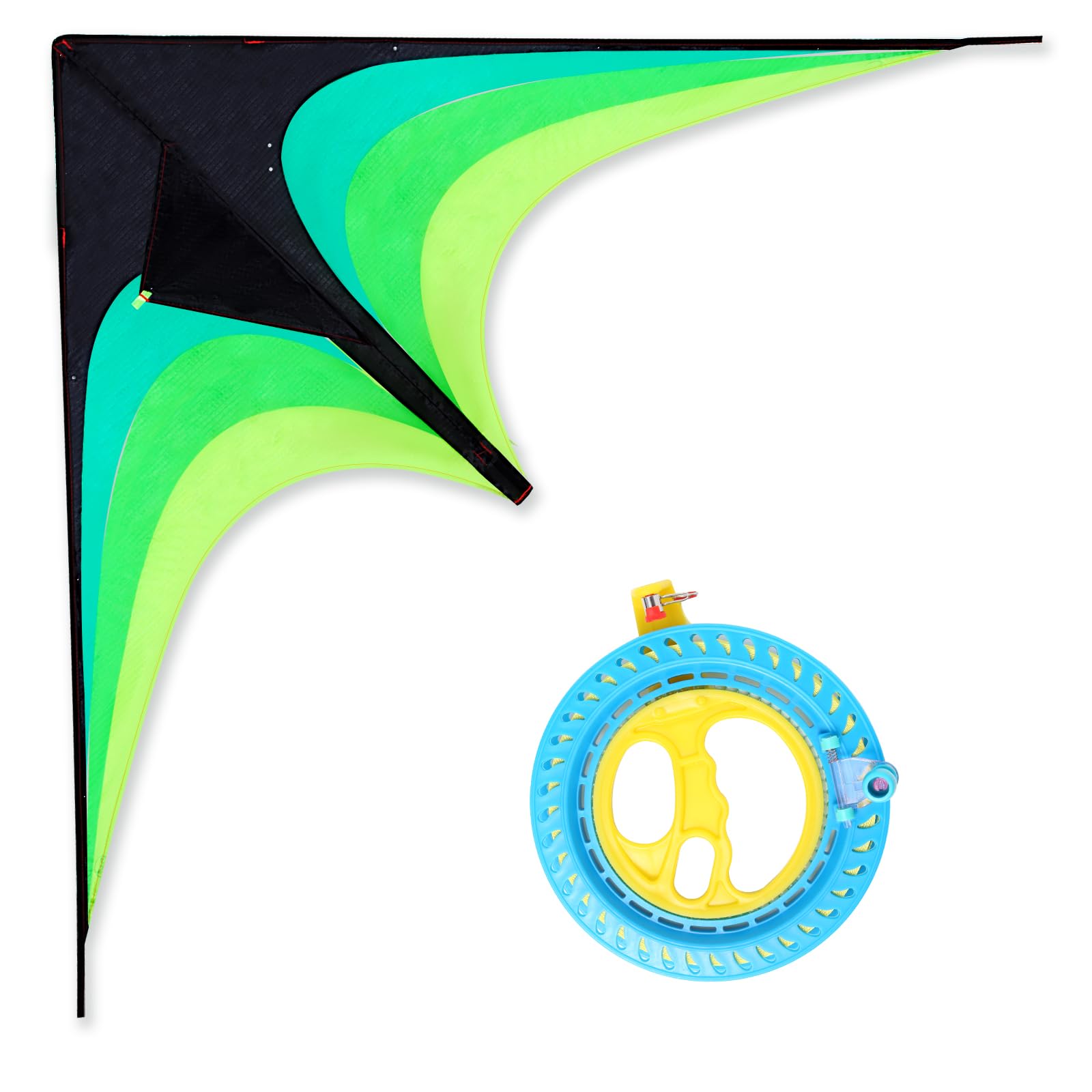 Amazon.com: Kite for Adults & Kids 63"×31.5" Large Detla Kite and 7.1 ...