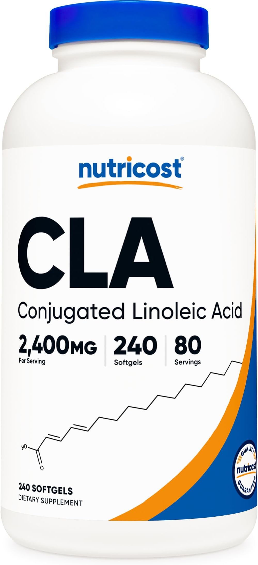 Amazon.com: Nutricost CLA (Conjugated Linoleic Acid) 2,400mg, 240 ...