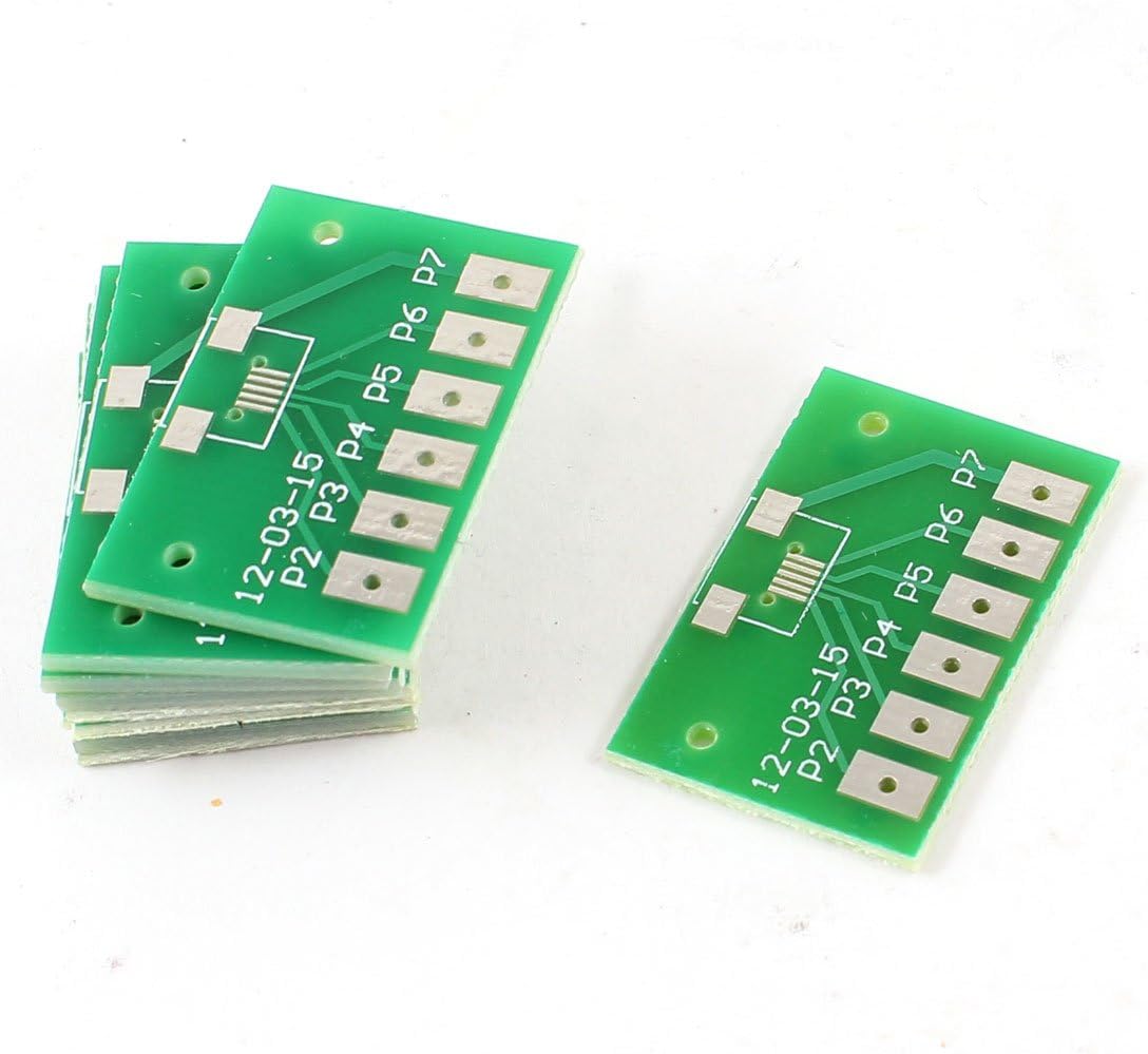IIVVERR 10 Pcs Micro USB 5 Pins PCB Printed Circuit Universal Adapter ...