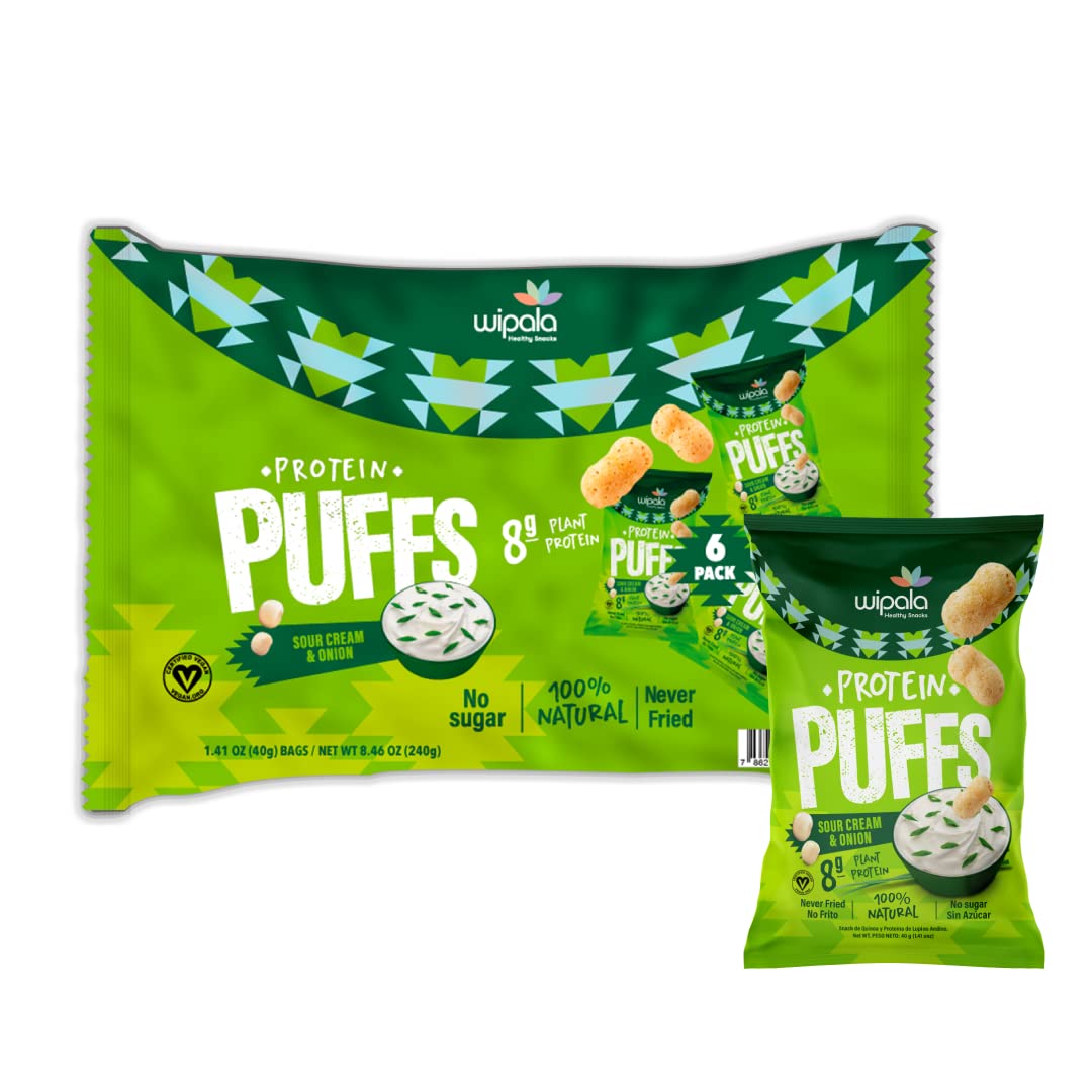 Snapklik.com : Wipala Snacks Protein Puffs 8 Grams Of Protein Per Bag ...