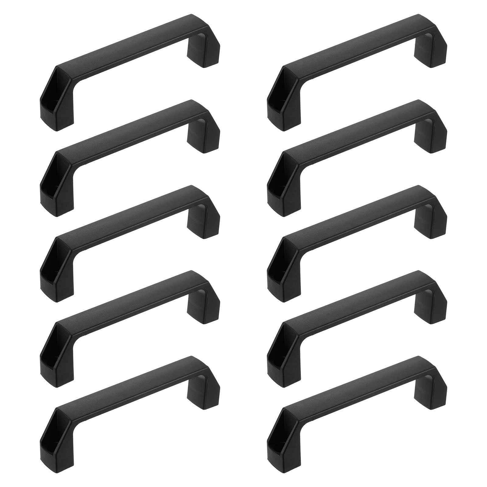 uxcell 10 Pack Rectangular Plastic Pull Handle, 180mm/7.1 Inch Hole ...