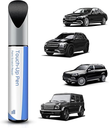 PARTS4EV 197/9197 Obsidian Black Metallic Touch Up Paint Compatible ...