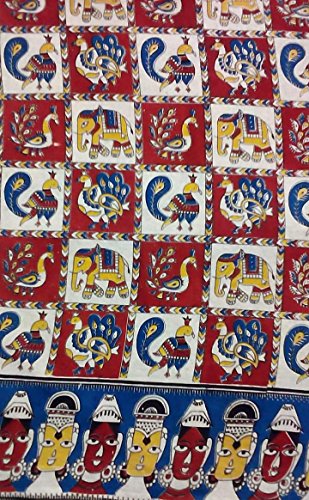 Buy Kalamkari cotton material 1 Metre at Amazon.in