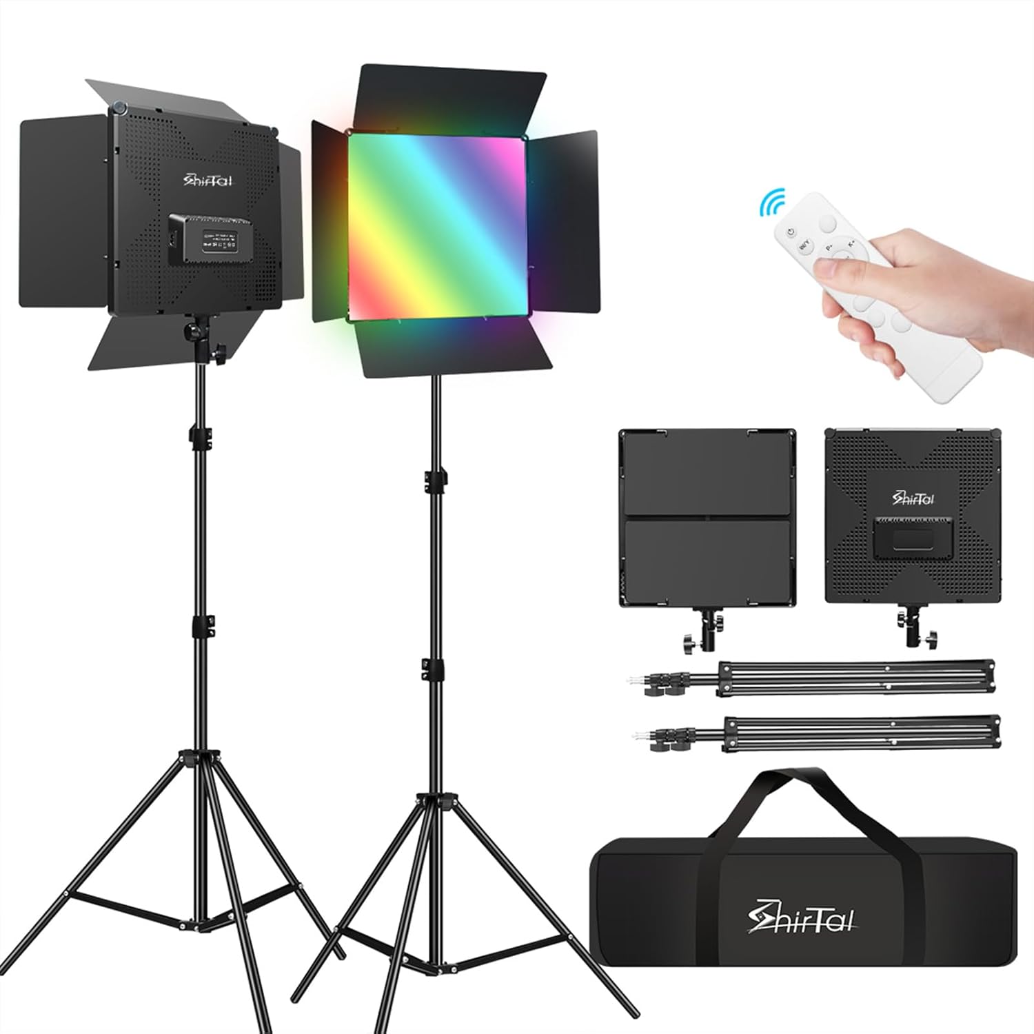 Amazon.com : Shirtal RGB LED Video Light,Photography Lighting with ...