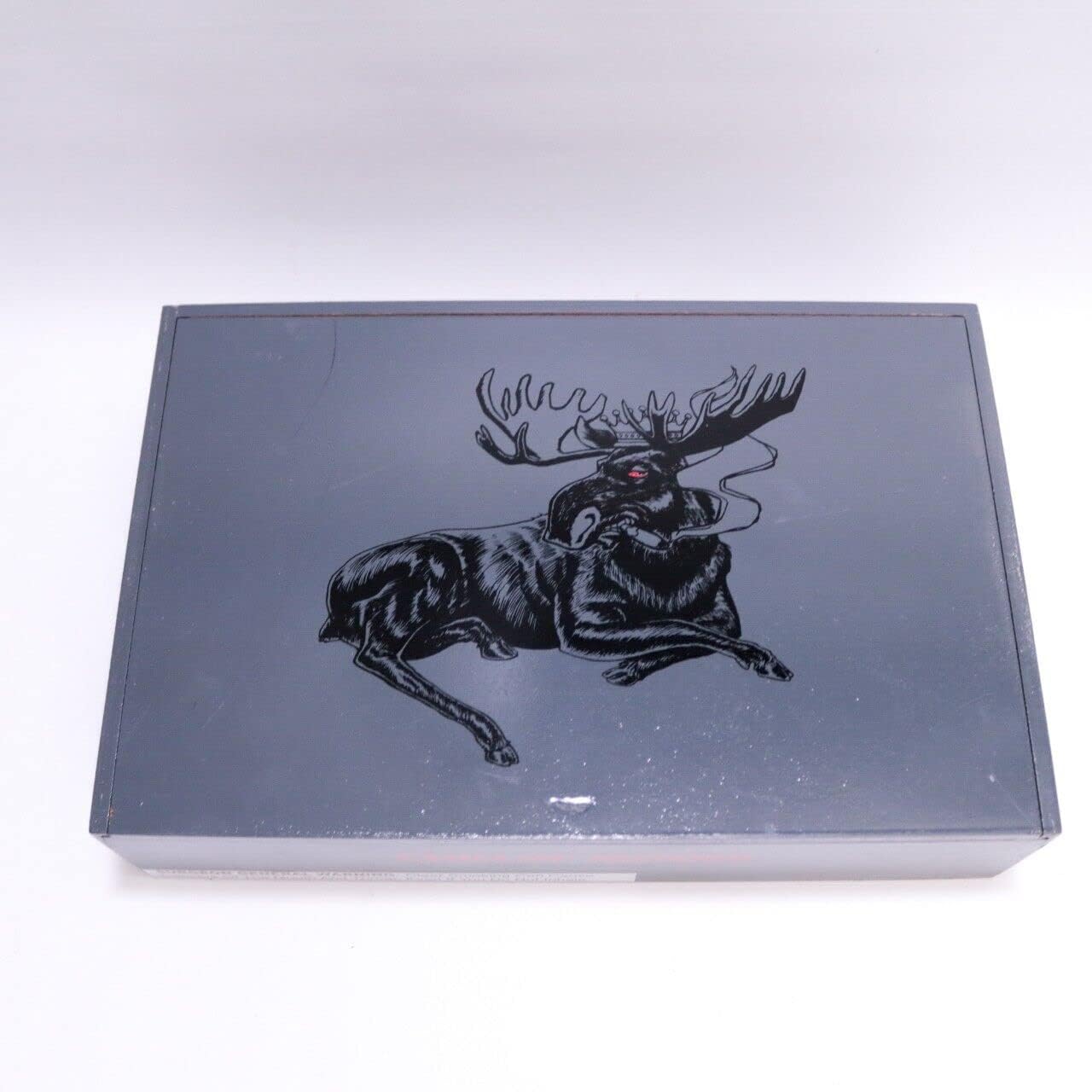 Amazon.com: Chillin' Moose | Wood Cigar Box Empty - 10" x 6.5" x 2.25 ...