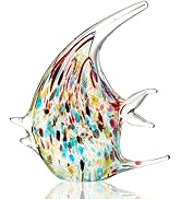 Amazon.com: Blown Glass Jellyfish Figurines Collectibles Handmade ...