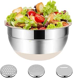 Amazon.co.jp: Chef Mixing Bowl, Nesting Bowl with Grater - Chef Mixing ...