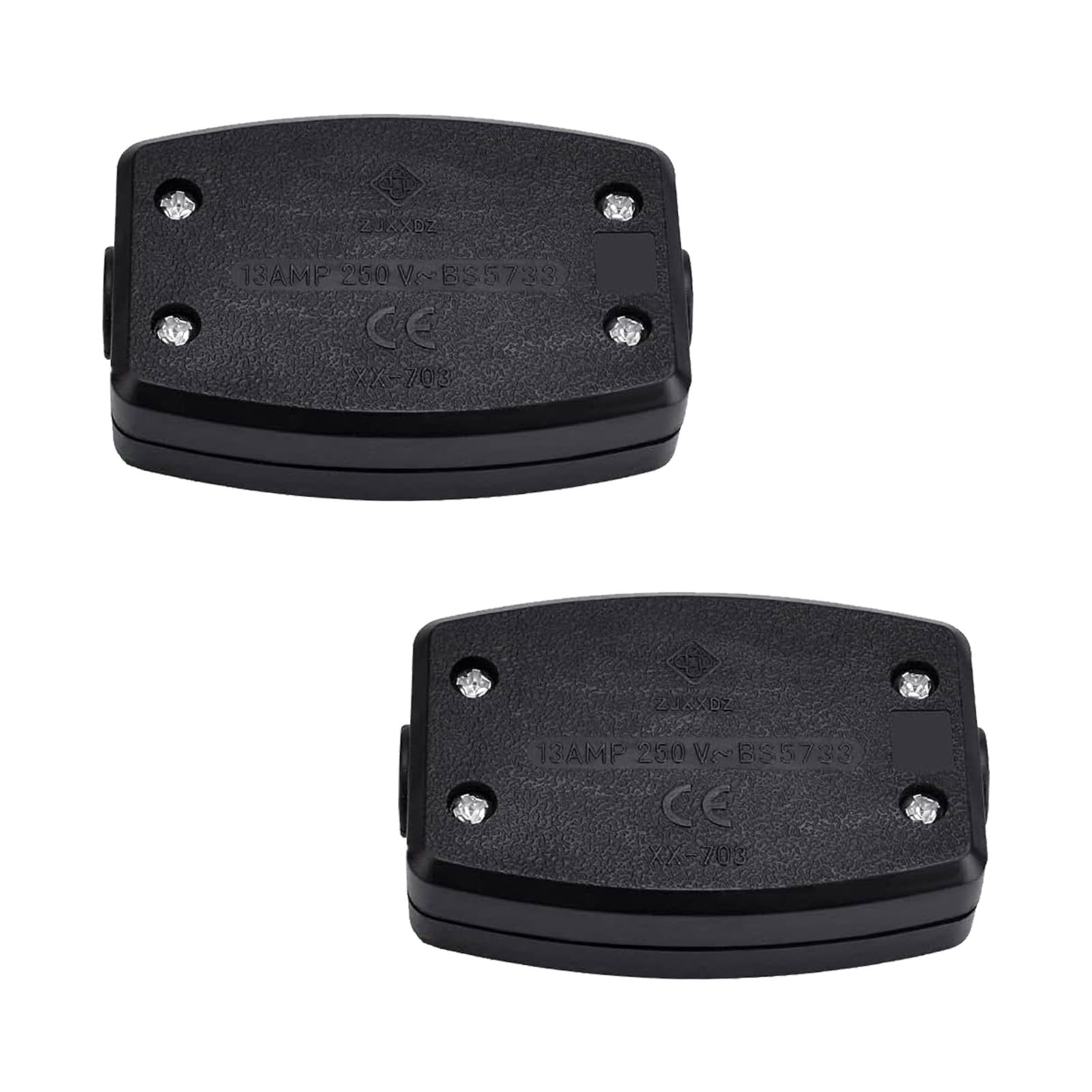 2 Pack 3-Terminal Electrical Junction Box, Cable Junction Joiner Box ...