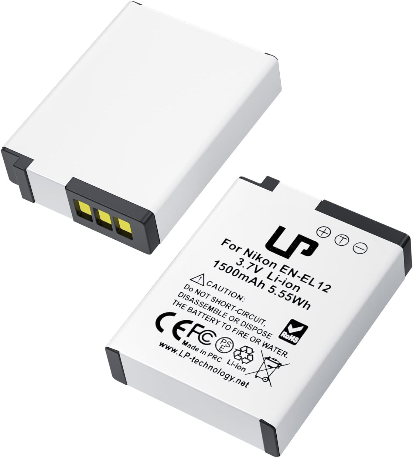 Amazon.com : Nikon 25780 EN-EL12 Rechargeable Li-ion Battery for Select ...