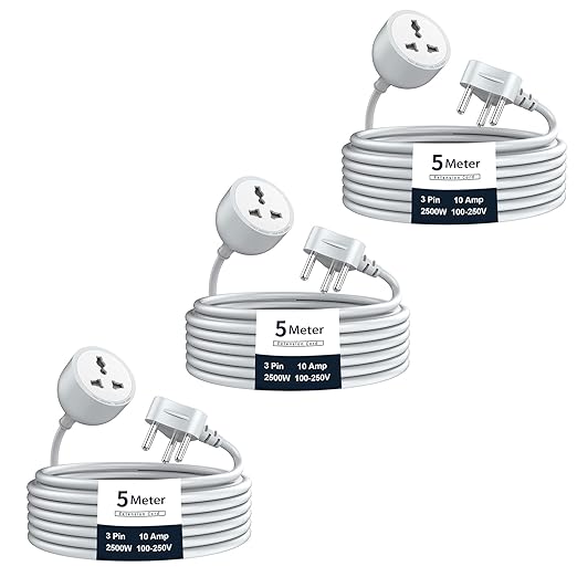 Buy Hoteon Extension Board with 5 Meter Heavy Duty Long Wire Cord ...