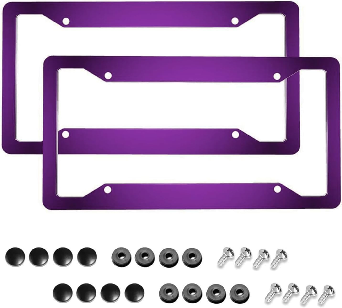 Amazon.com: License Plate Frame Car Accessories Aluminum Metal License ...