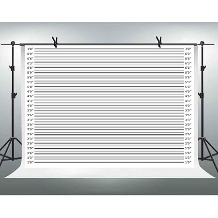 Amazon.com : FHZON 5x7ft Mugshot Backdrop Mug Shots Prison Police ...