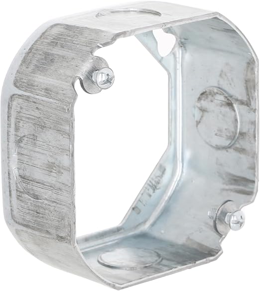 RACO 128 4-Inch Octagon Extension Ring, 1-1/2-Inch Deep, Steel ...