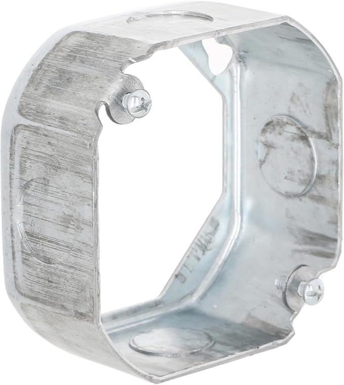 RACO 128 4-Inch Octagon Extension Ring, 1-1/2-Inch Deep, Steel ...