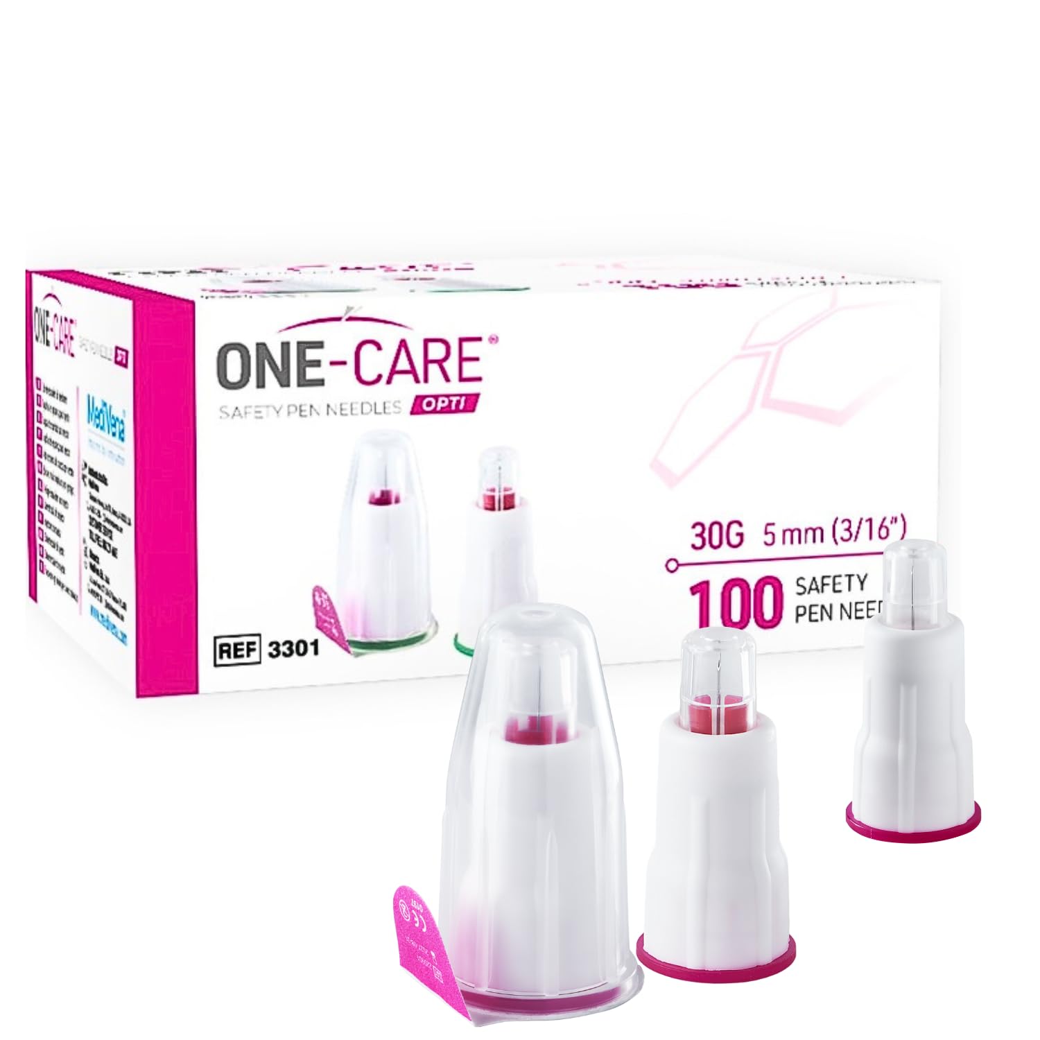 Needle Shield MediVena ONE-CARE® OPTI Safety Pen Needles - Medivena ...