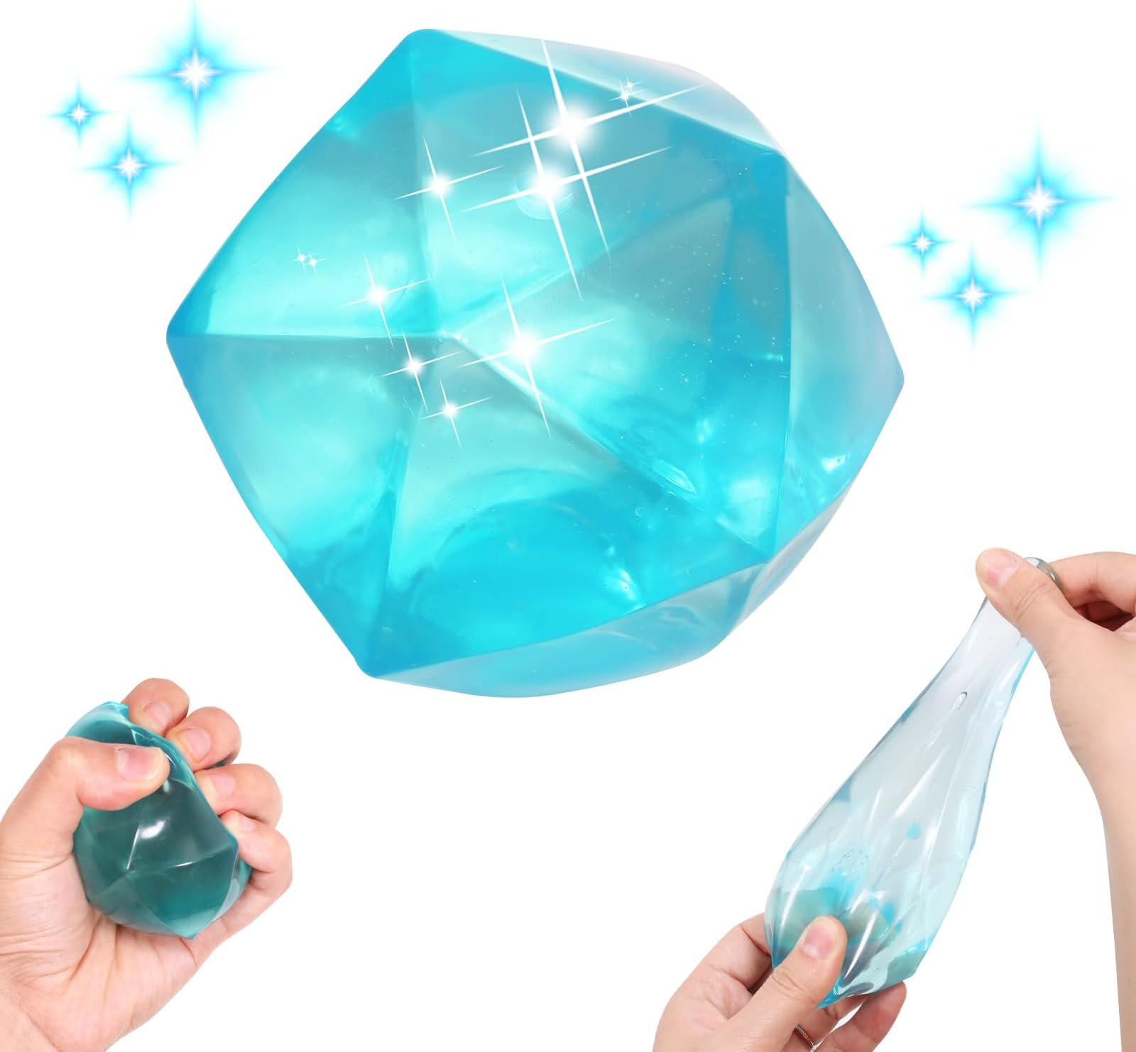 NeeDoh Nice Ice Baby Teenie - Mini Squishy Fidget Toy, Stress Relief ...