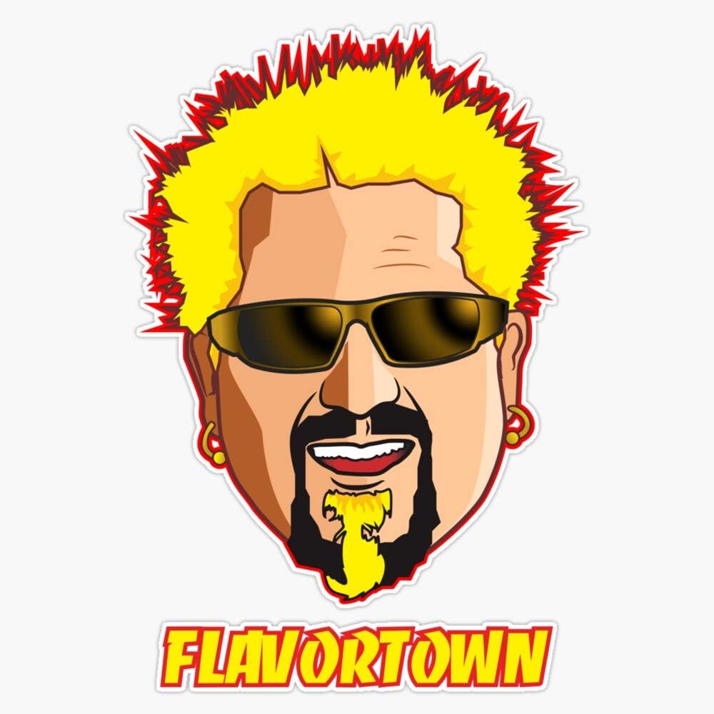 Amazon.com: 20 PCS Stickers Pack Guy Aesthetic Fieri Vinyl Colorful ...