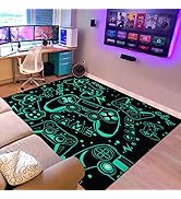 Amazon.com: Sunnycitron Gaming Area Rugs Gamer Player Rug for Boys Room ...
