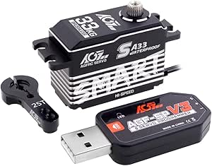 Amazon.com: AGFRC 33KG SA33 High Torque Brushless 1/10 Scale RC Low ...