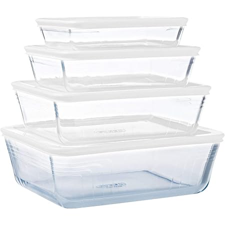 Pyrex Food container, Glass : Amazon.co.uk: Home & Kitchen