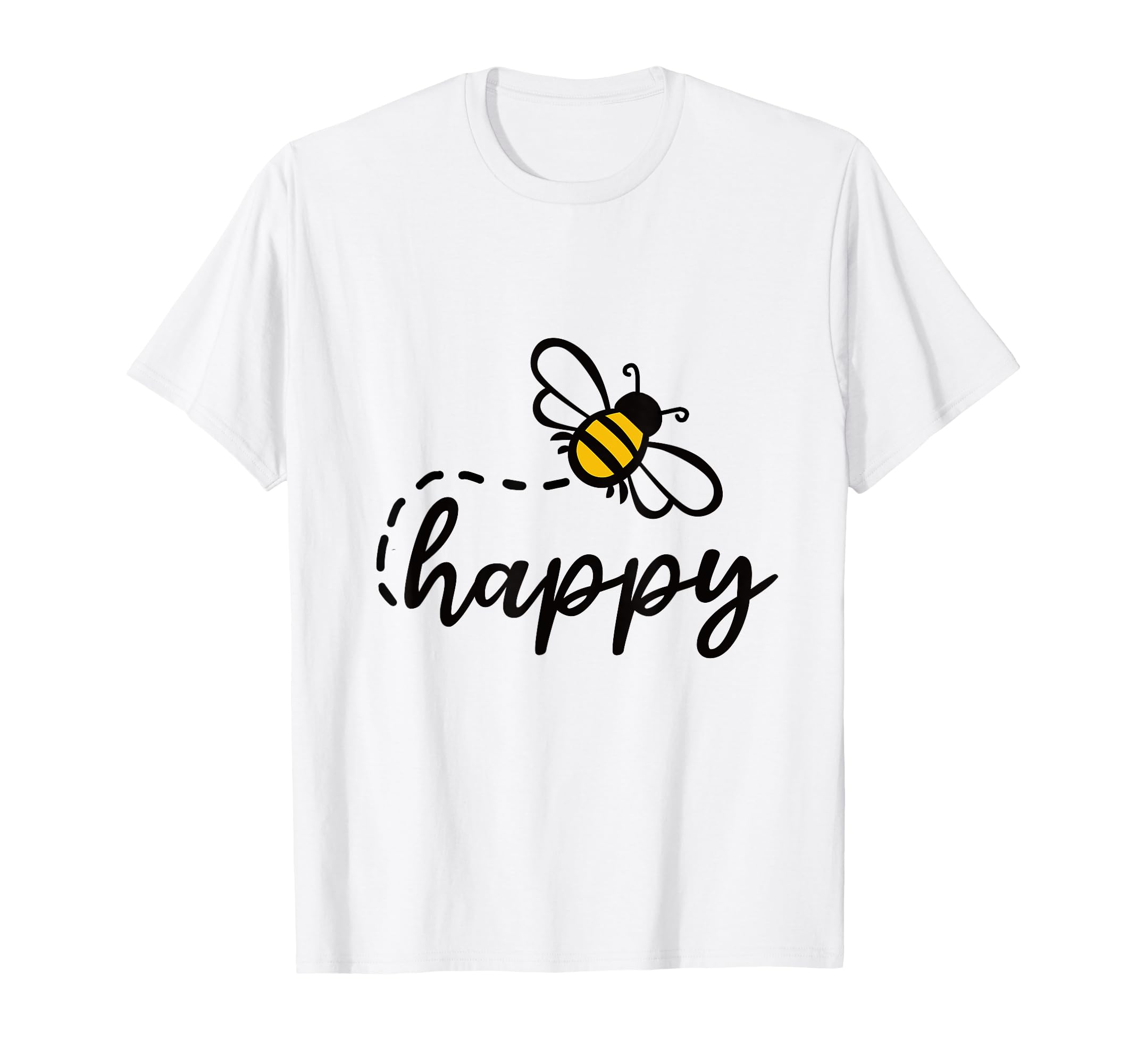 Amazon.com: Be Happy Be Kind - Bee Happy, Inspirational, Motivational T ...