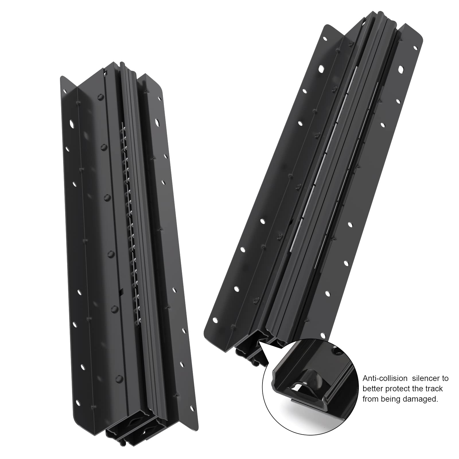 Snapklik.com : 1 Pair Undermount Heavy Duty Drawer Slides 16 Inch Full ...