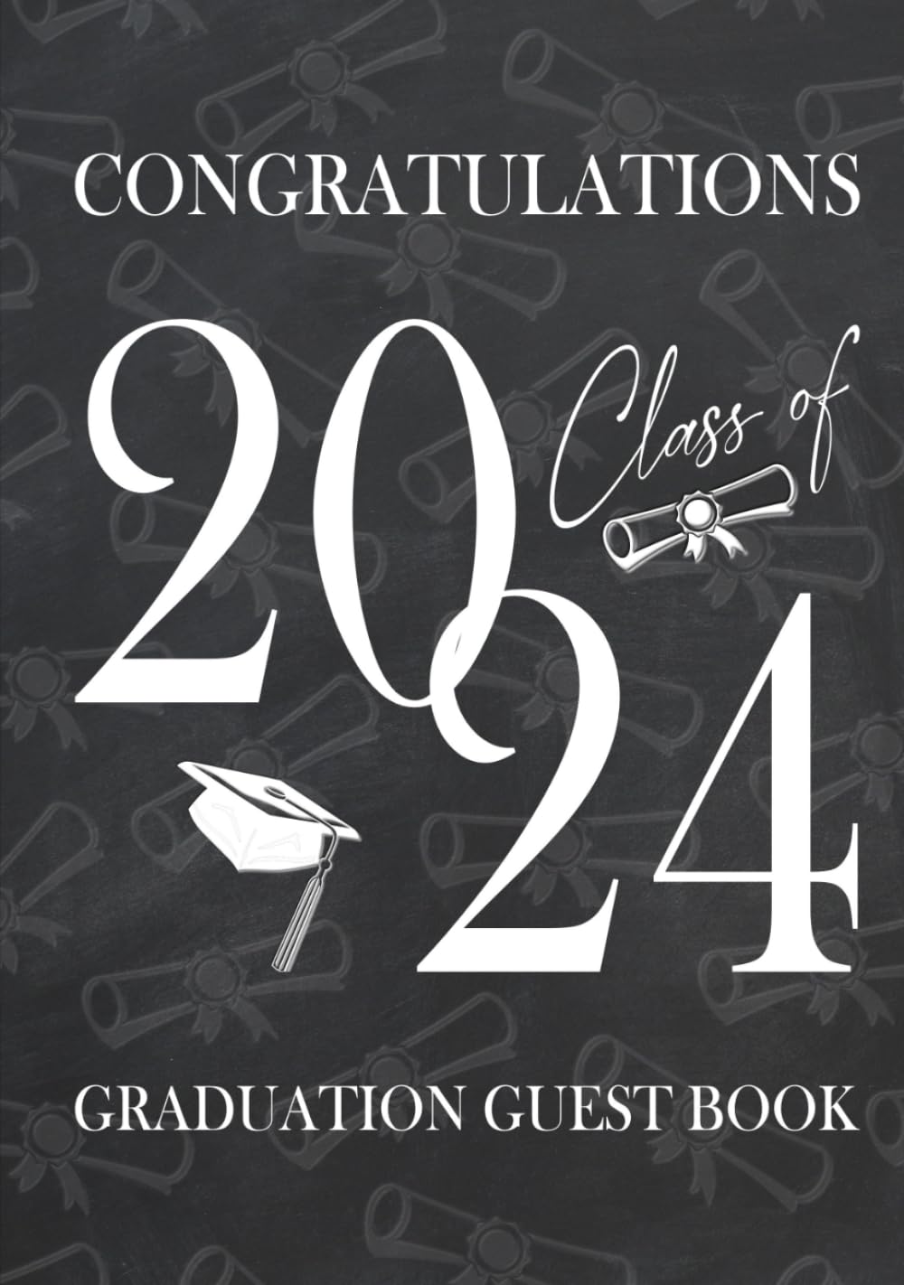 Amazon.com: Congratulations Class of 2024 Graduation Guest Book: Sign ...