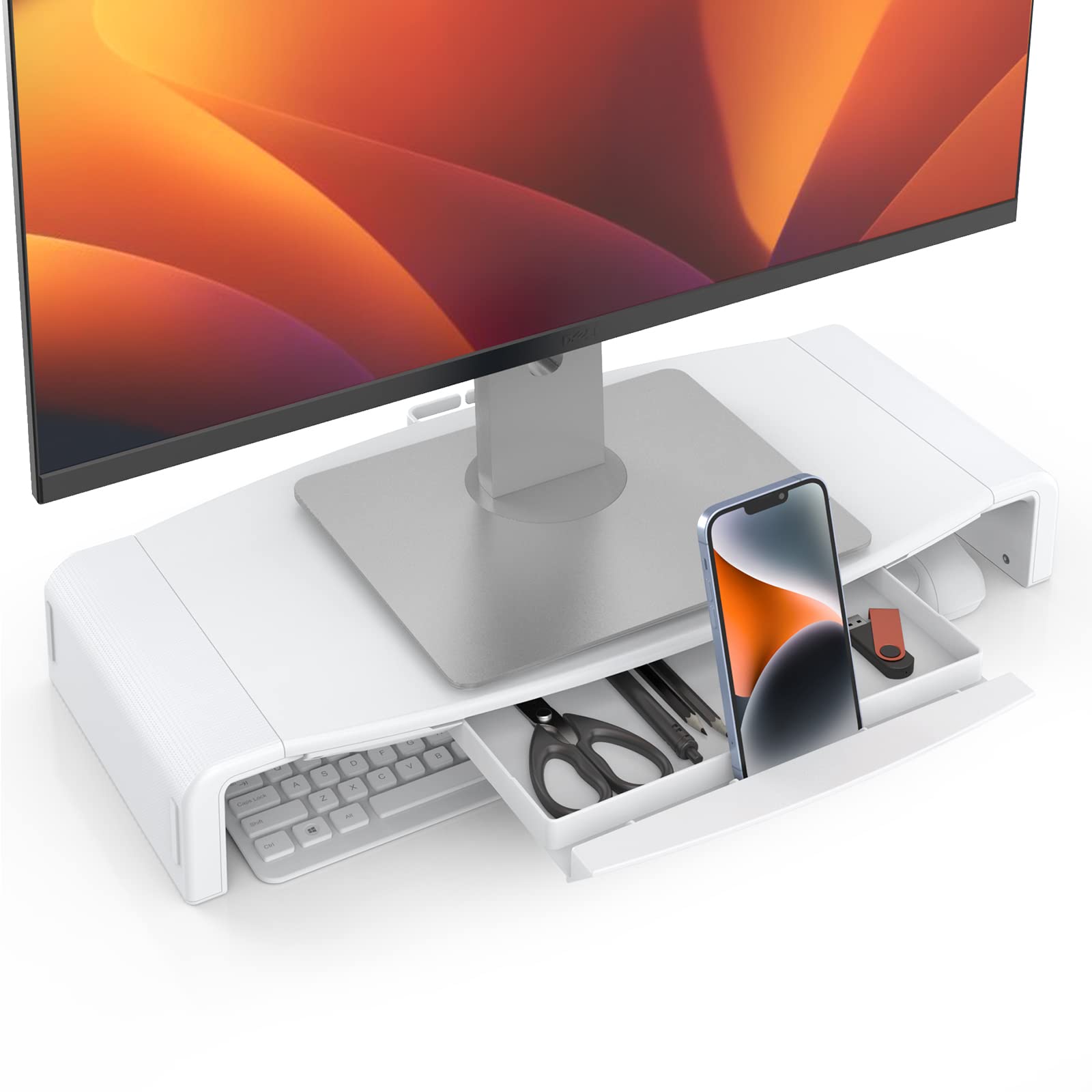 Monitor Stand Klearlook Monitor Riser With Foldable Legs Width ...
