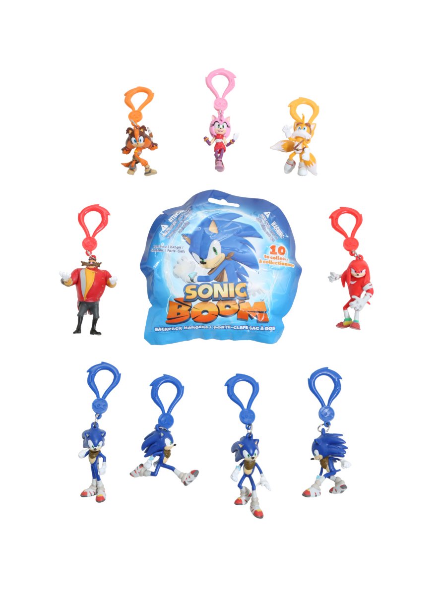 Buy Hot Topic Sonic Boom Backpack Hangers Blind Bag Clip-On Figure ...