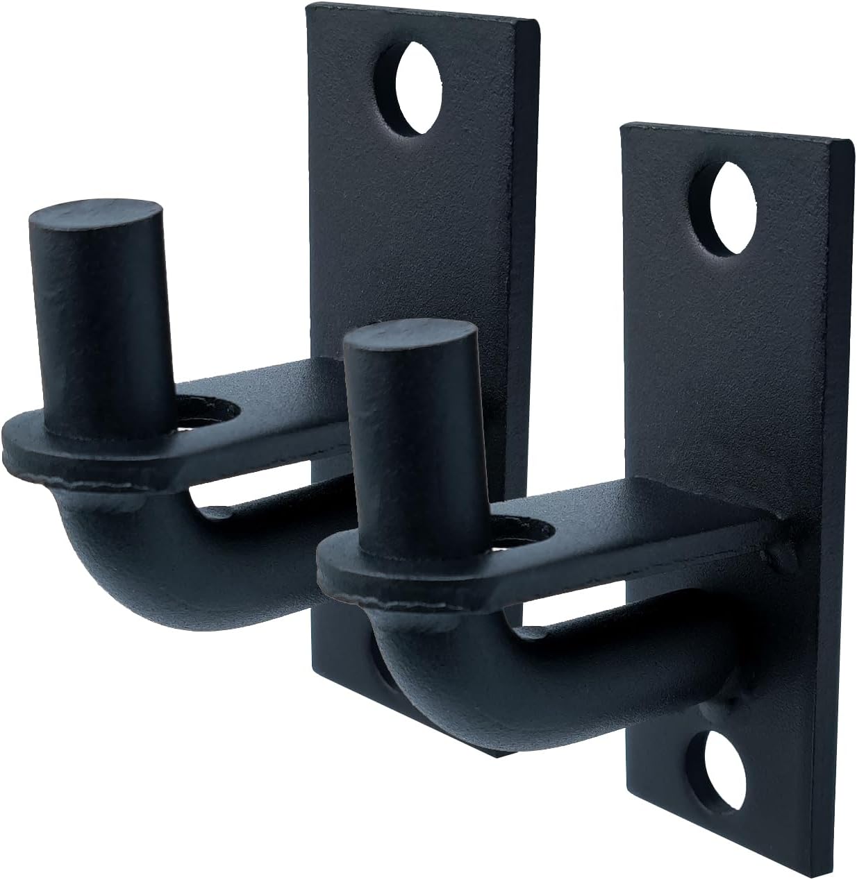 Amazon.com: Black Wall Mount Gate Hinges, Farm Gate Hinge, Gate Hinges ...