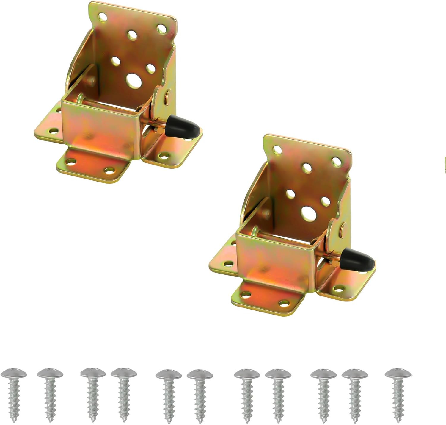 Amazon.com: Dluno 2Pack Folding Table Leg Bracket Metal Folding Rable ...