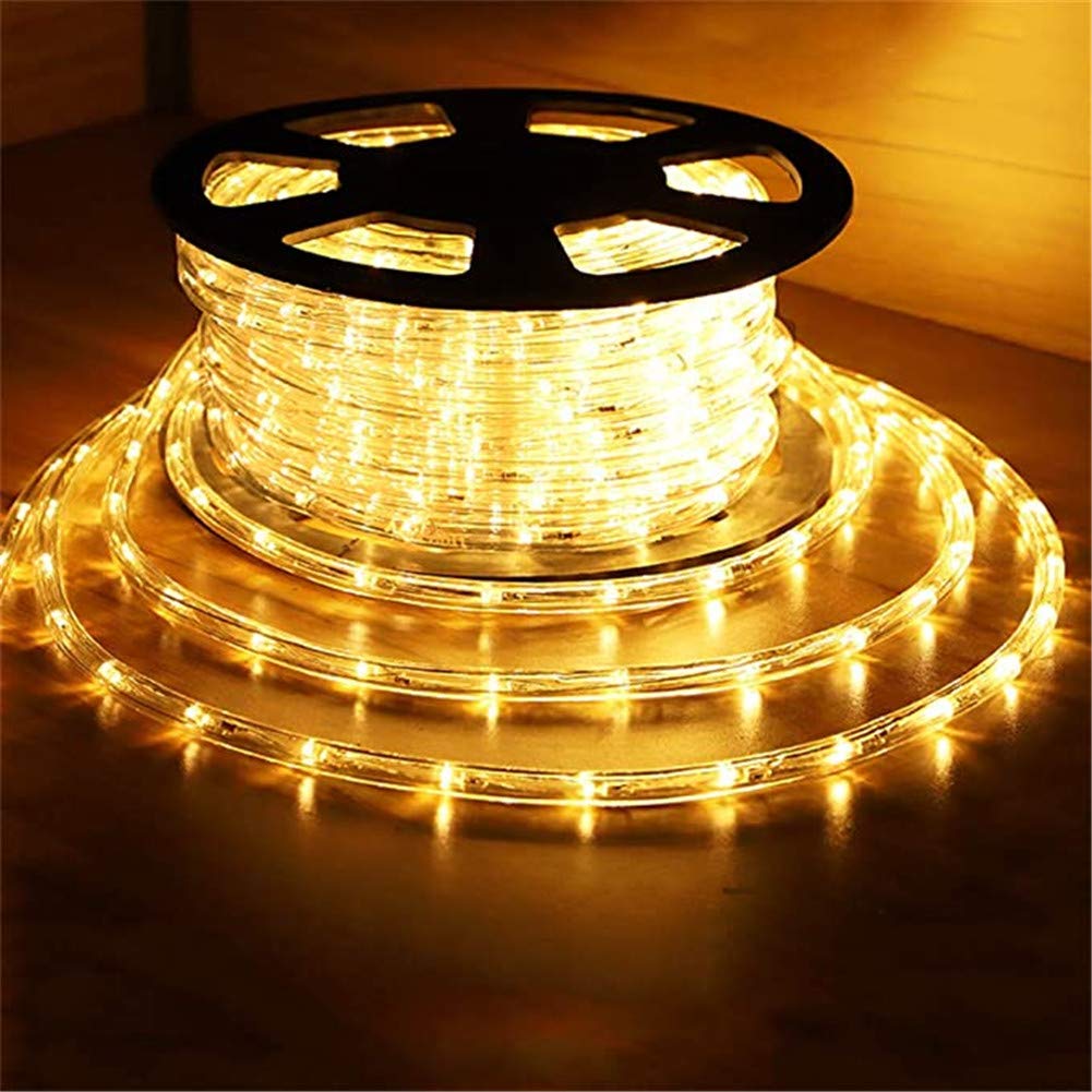 Amazon.com: (New) 100FT Rope Lights Outdoor, 720 LED Waterproof Rope ...