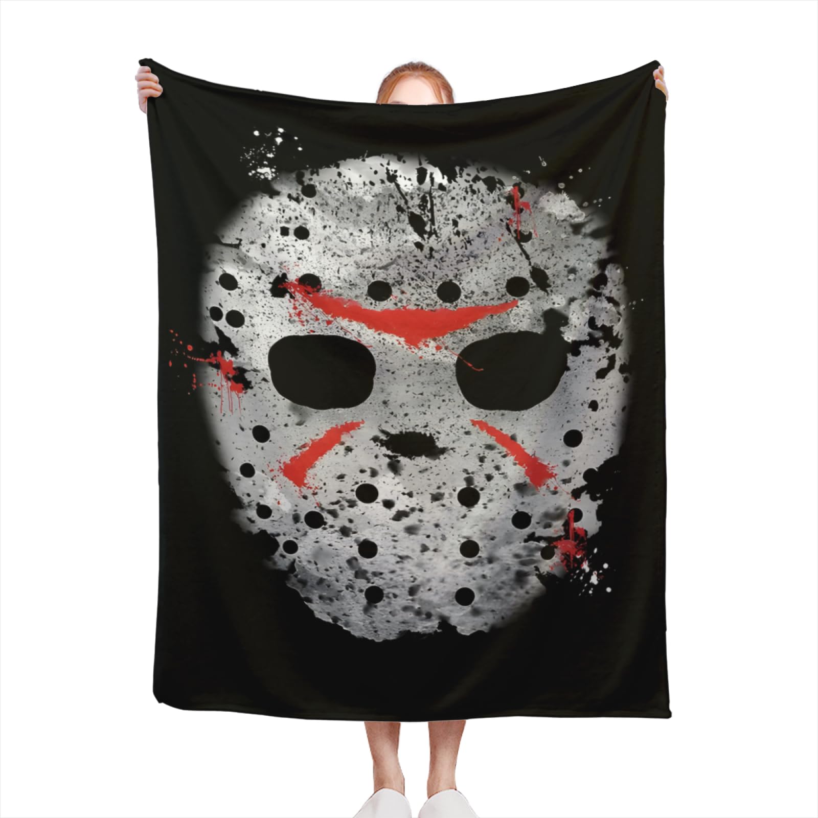 Amazon.com: Horro Movie Blanket Haloween Ghostface Scary Movie Blanket ...