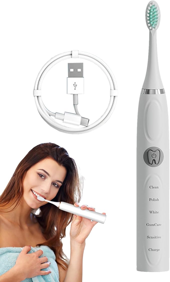 Electric Toothbrush Set - Electric Rechargeable Toothbrushes,Household ...