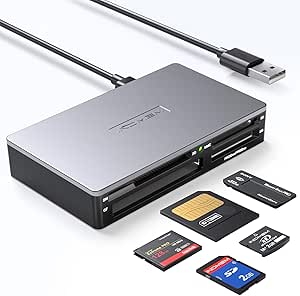 Amazon.com: SmartMedia - Lector de tarjetas todo en 1, adaptador ...
