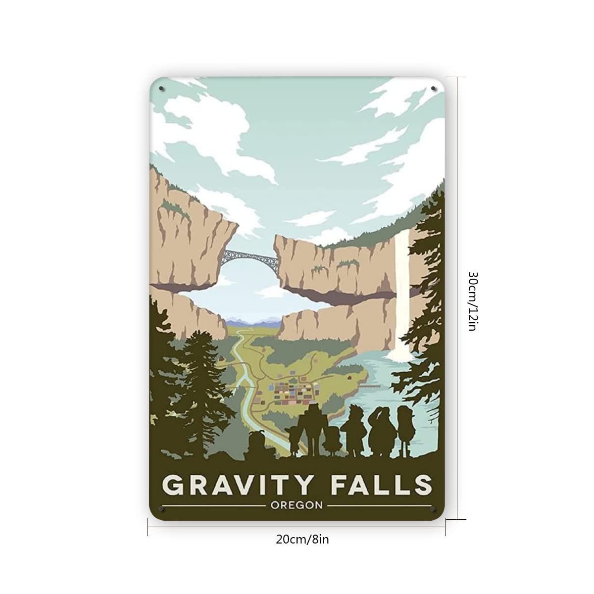 Snapklik.com : Gravity Falls Metal Signs Posters For Garage Man Cave ...