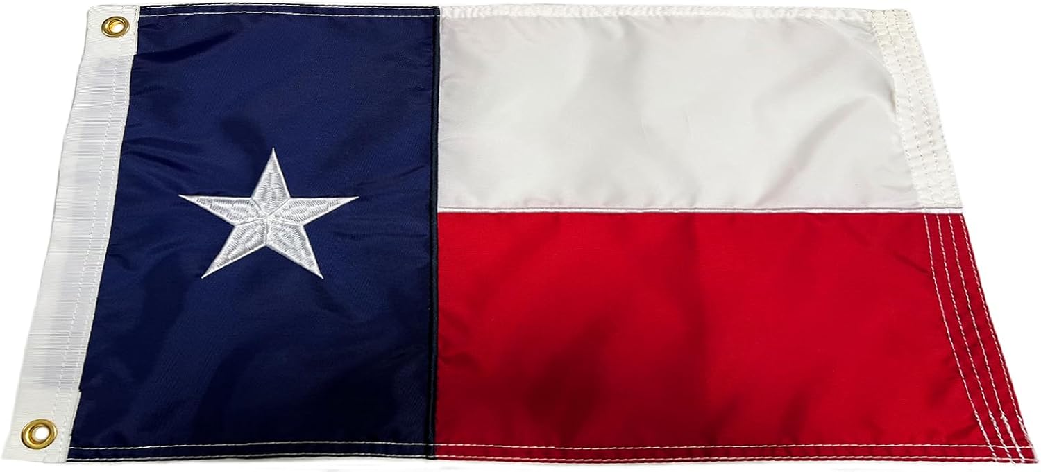 Amazon.com : AUROFLA Texas Flag 12x18 Inches, Texas Flag Small, Texas ...