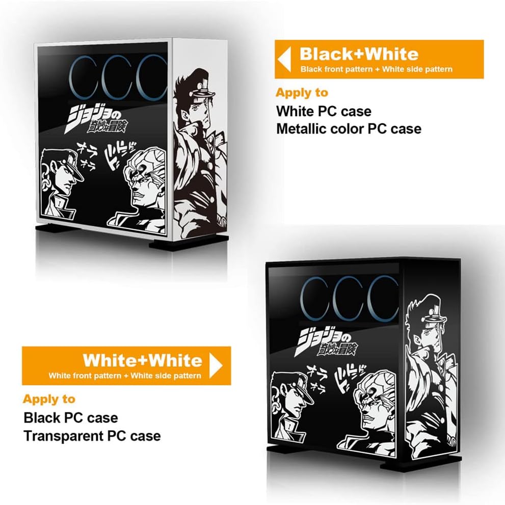 Buy Anime Vinly Stickers for PC Case,JoJo's Bizarre Adventure Cartoon ...