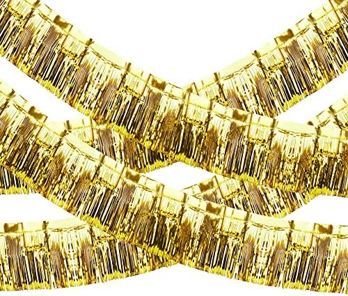 Amazon.com: 8 Pack Iridescent Float Fringe Curtains, Metallic Streamers ...