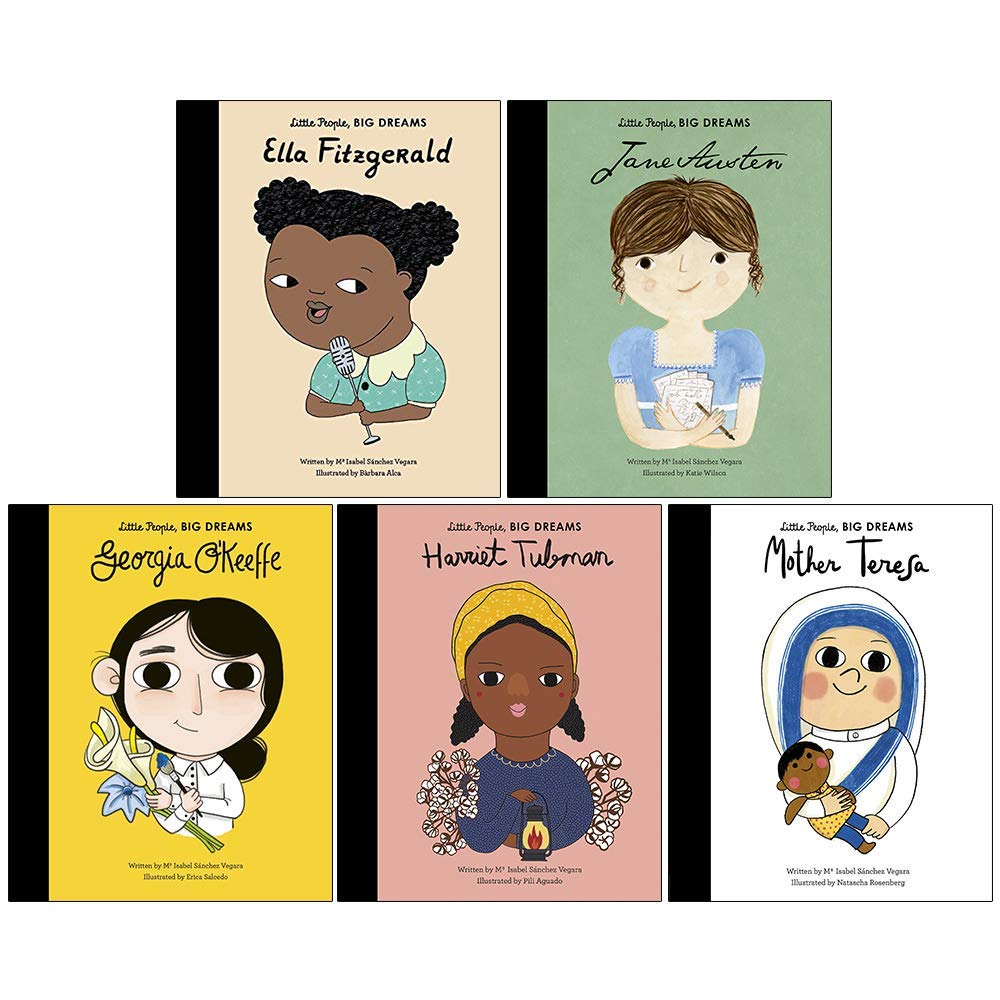 Little People Big Dreams Series 3 Collection Books Set Book 11 To 15 ...