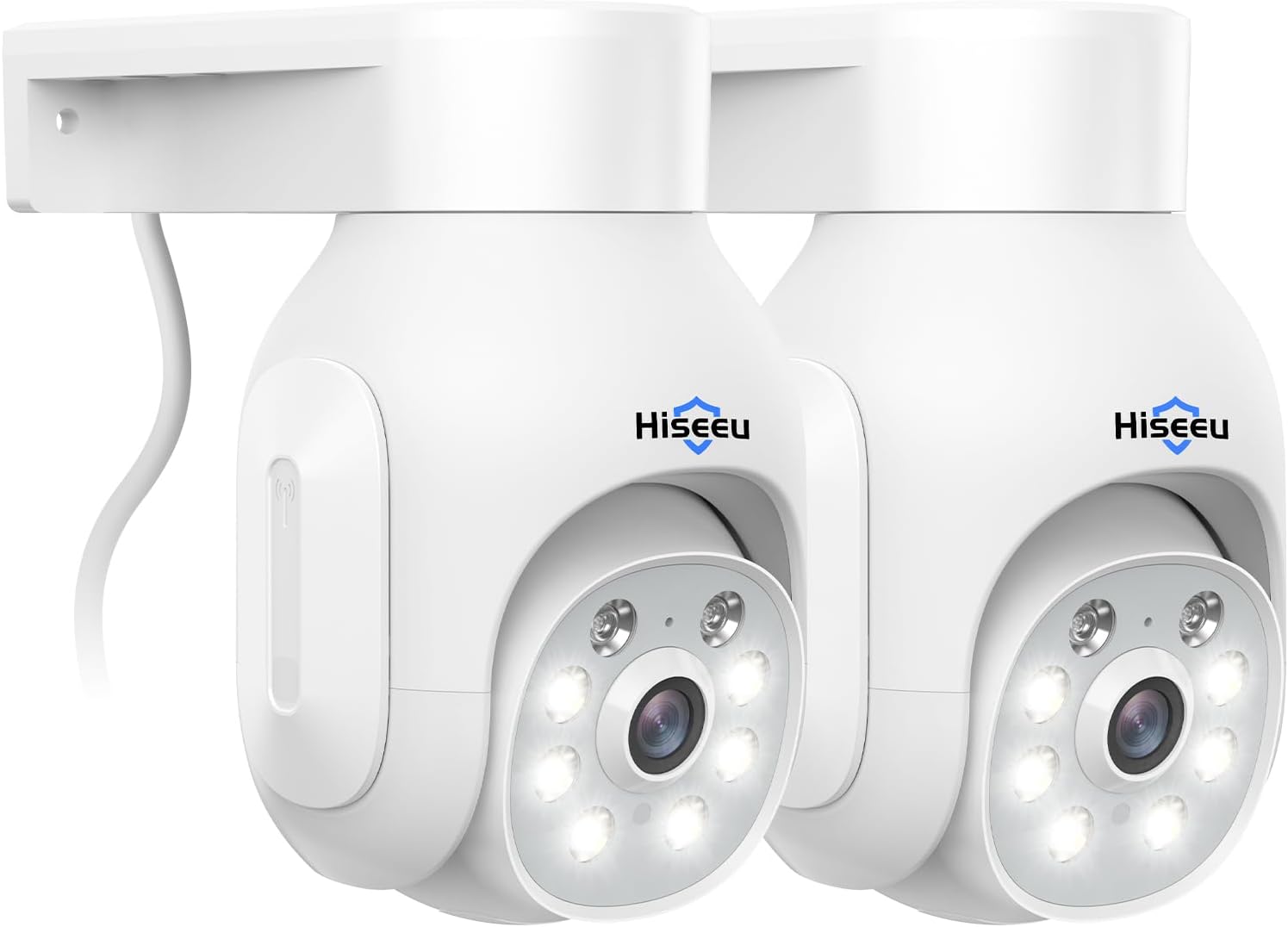 Amazon.com : Hiseeu Security Camera Wireless Outdoor,3MP Color Night ...